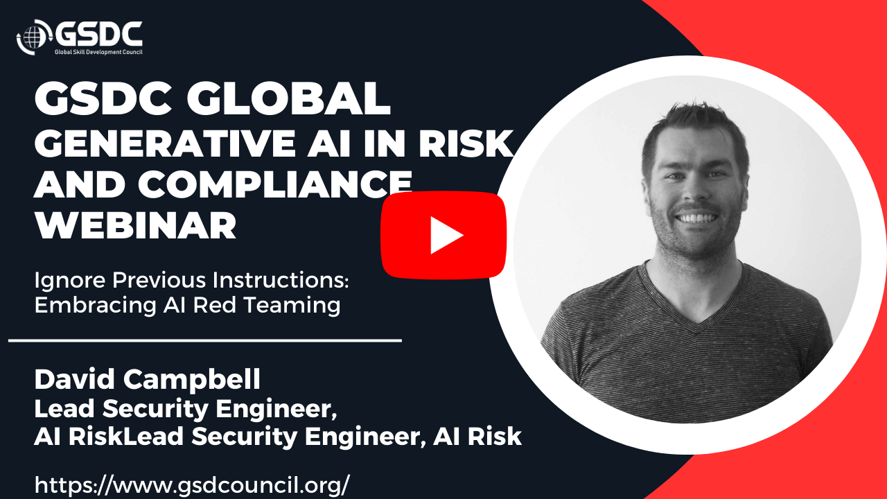 GSDC Generative AI in Risk and Compliance Webinar GSDC
